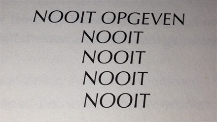 Nooit nooit nooit